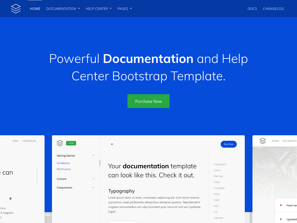 Free Bootstrap Documentation Template FREE PRINTABLE TEMPLATES